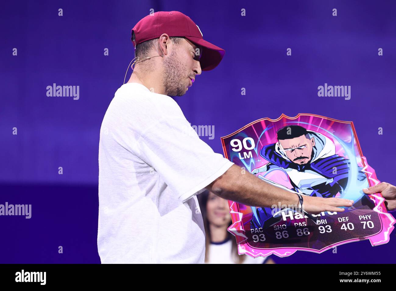 Eden Hazard attends the photocall of Presentation of EA Sports FC25 ...