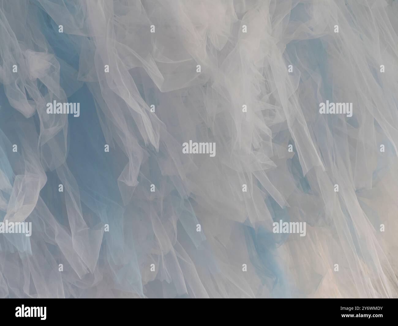 Blue white mesh organza fabric abstract texture background Stock Photo ...