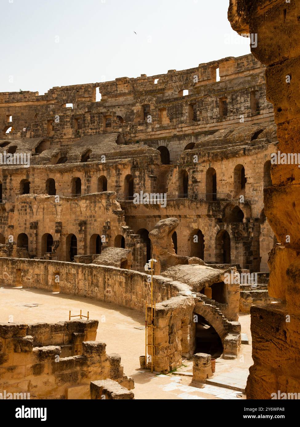 Amphitheater of El Jem in Djem, Tunisia Stock Photo - Alamy