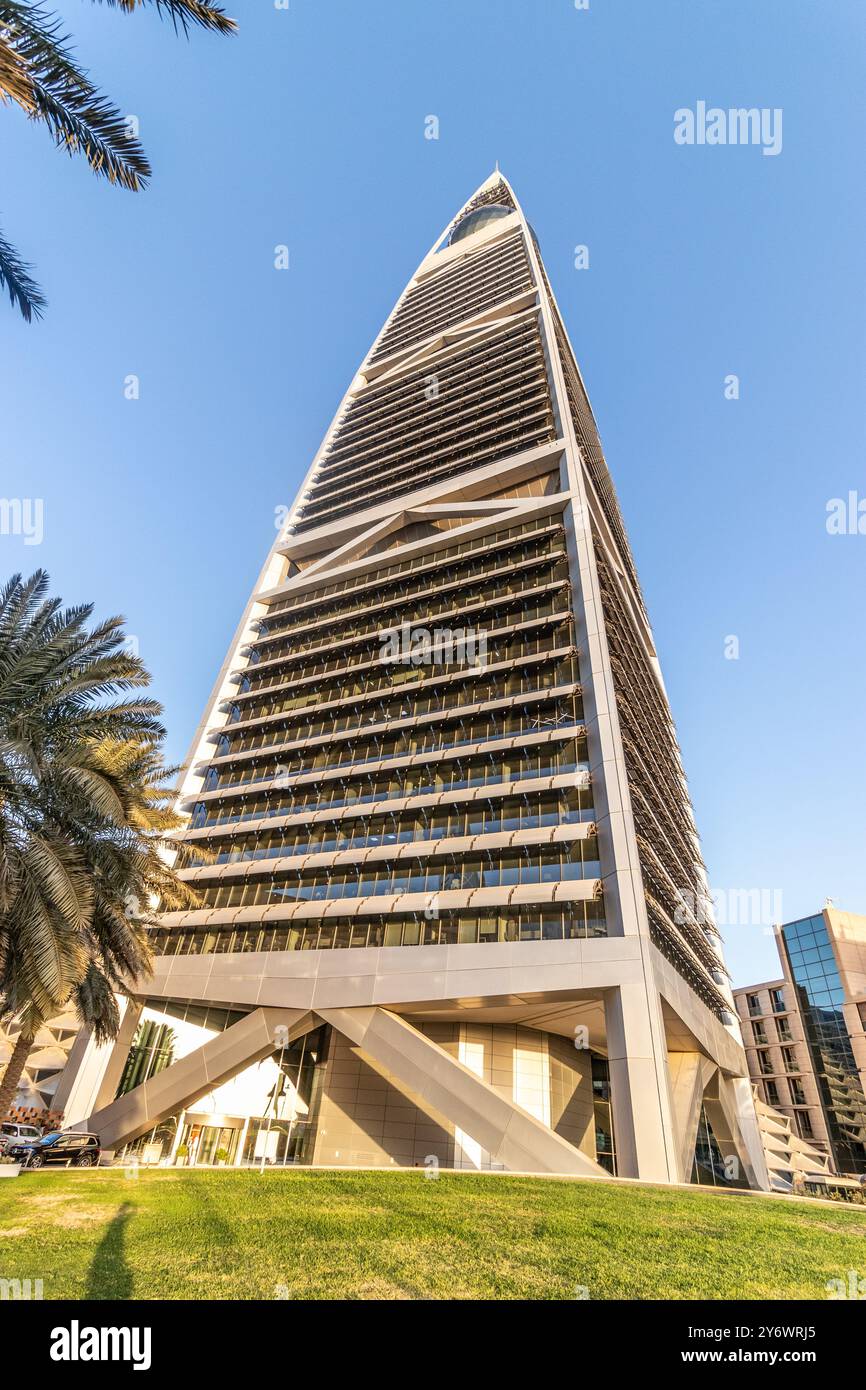 RIYADH, SAUDI ARABIA - NOVEMBER 30, 2021: Al Faisaliah tower in Riyadh ...