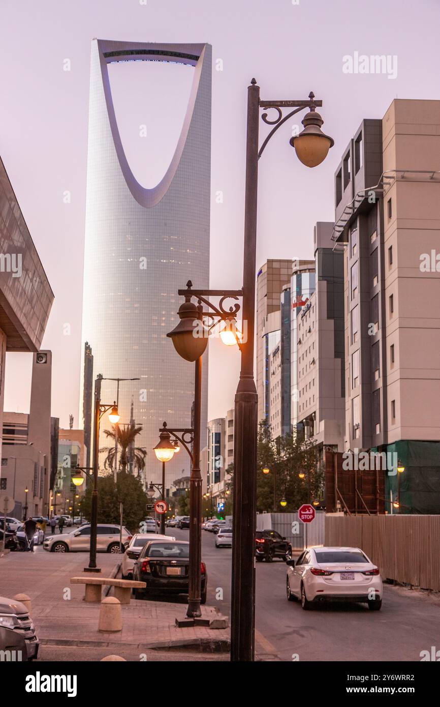 RIYADH, SAUDI ARABIA - NOVEMBER 30, 2021: View of Kingdom Centre ...