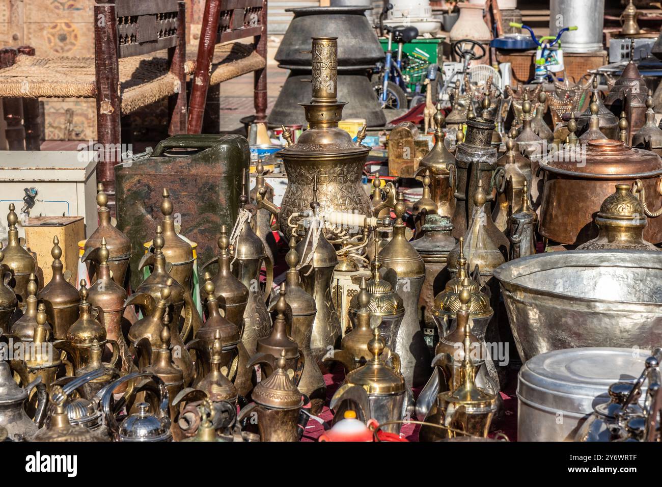 Antiquities for sale at Souq Al Zel market in Riyadh, Saudi Arabia ...