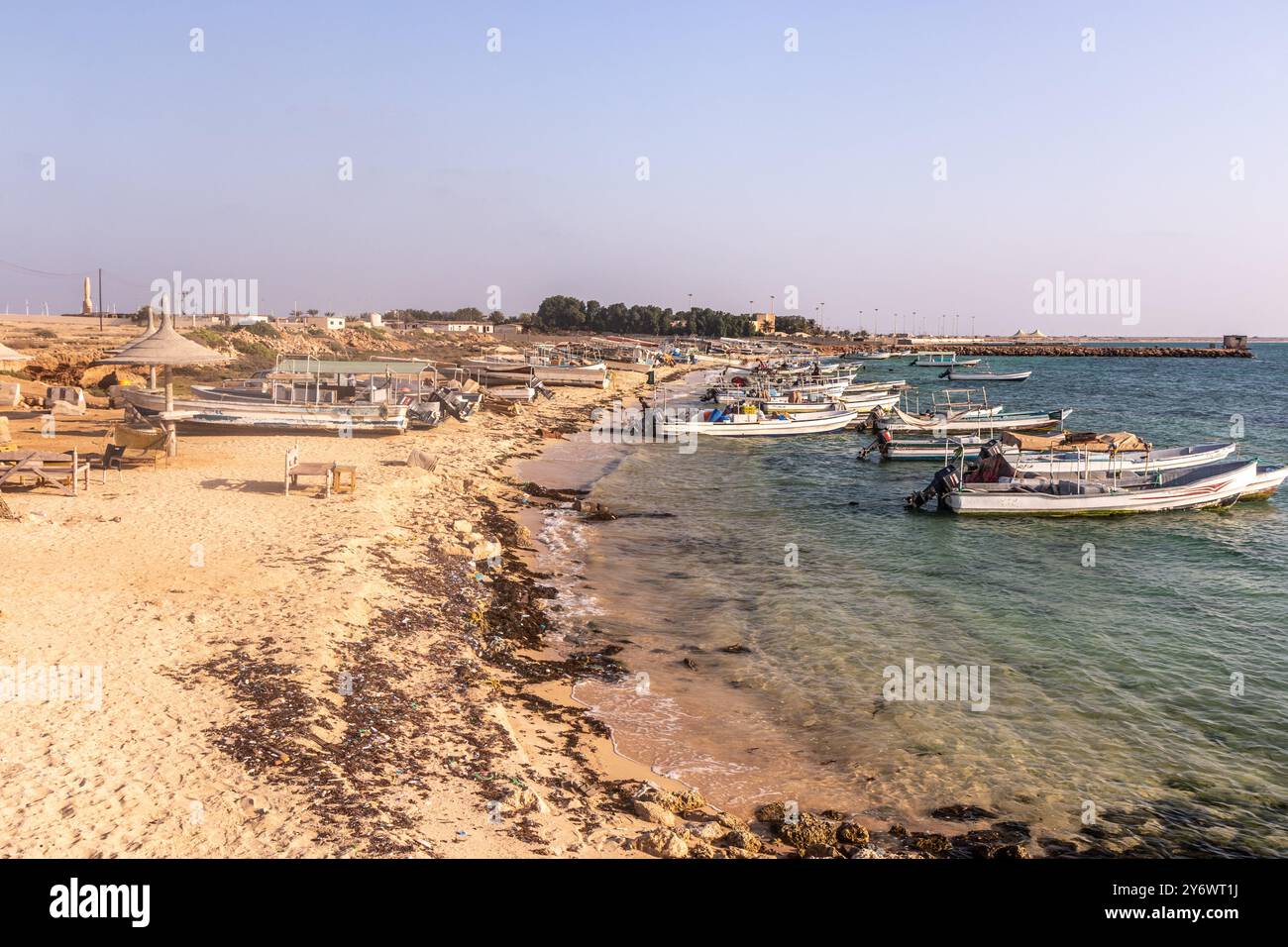 FARASAN, SAUDI ARABIA - NOVEMBER 22, 2021: Fishing port on Farasan ...