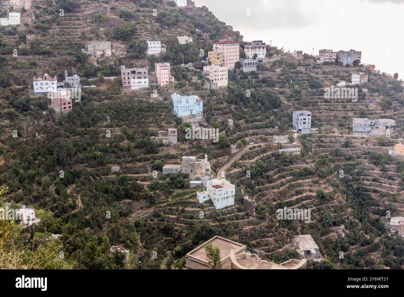 View of steep Fayfa town, Saudi Arabia Stock Photo - Alamy