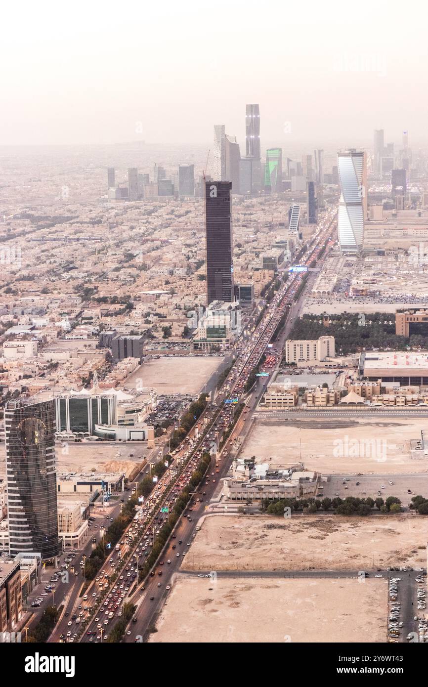Aerial view of Riyadh with King Fahd road, capital of Saudi Arabia Stock Photo - Alamy
