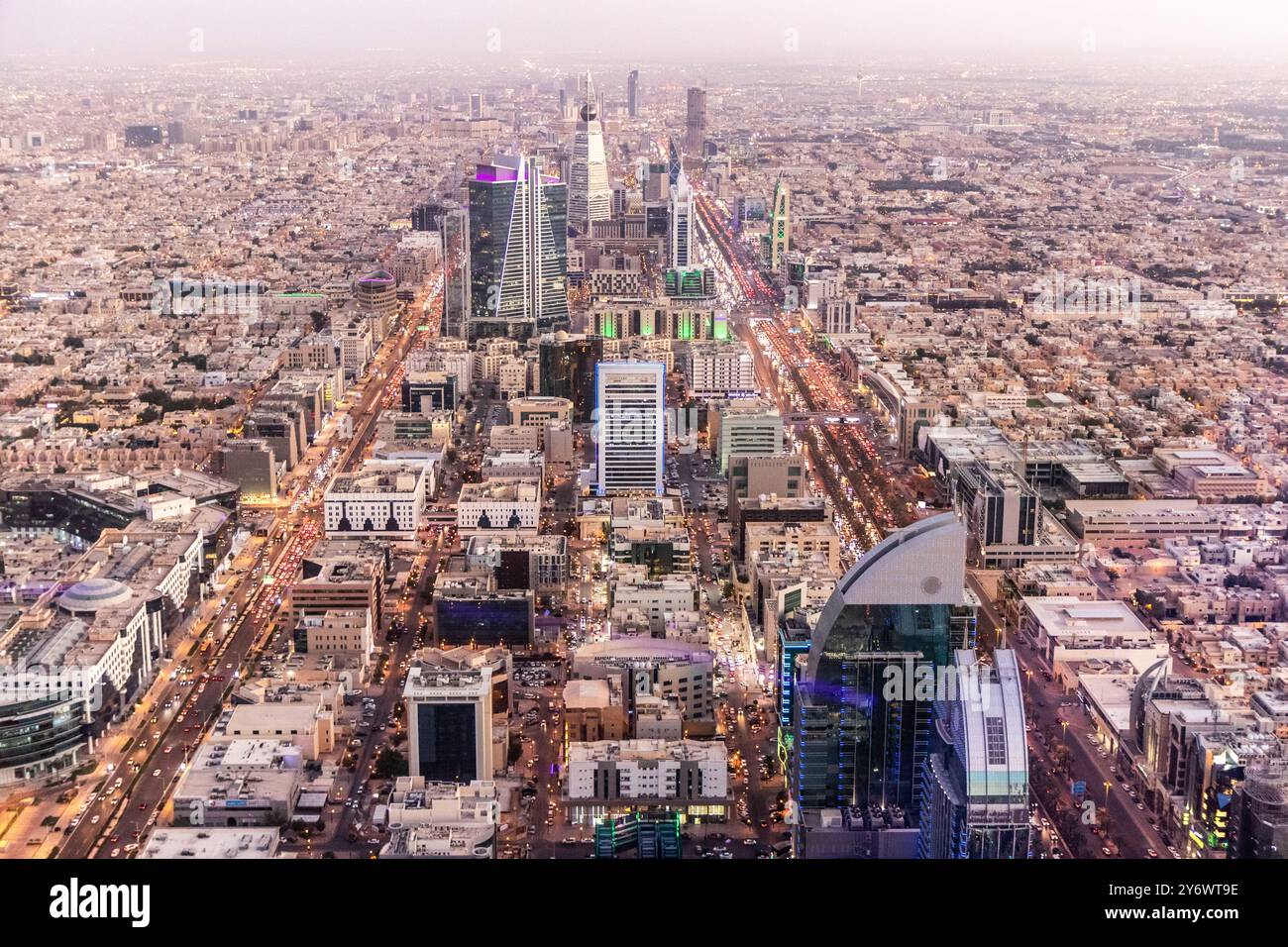 Aerial view of Riyadh, capital of Saudi Arabia Stock Photo - Alamy