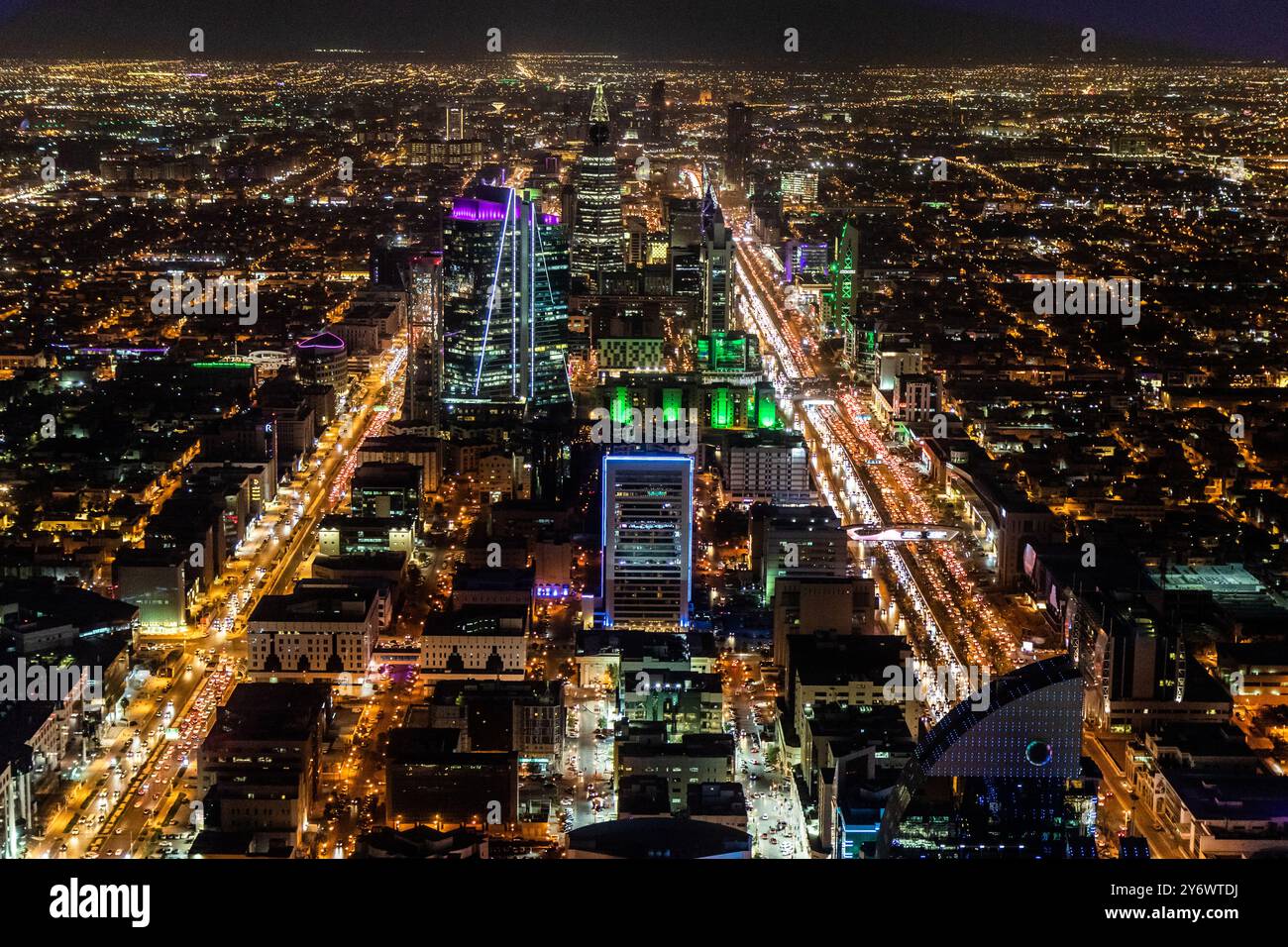 Aerial view of Riyadh, capital of Saudi Arabia Stock Photo - Alamy