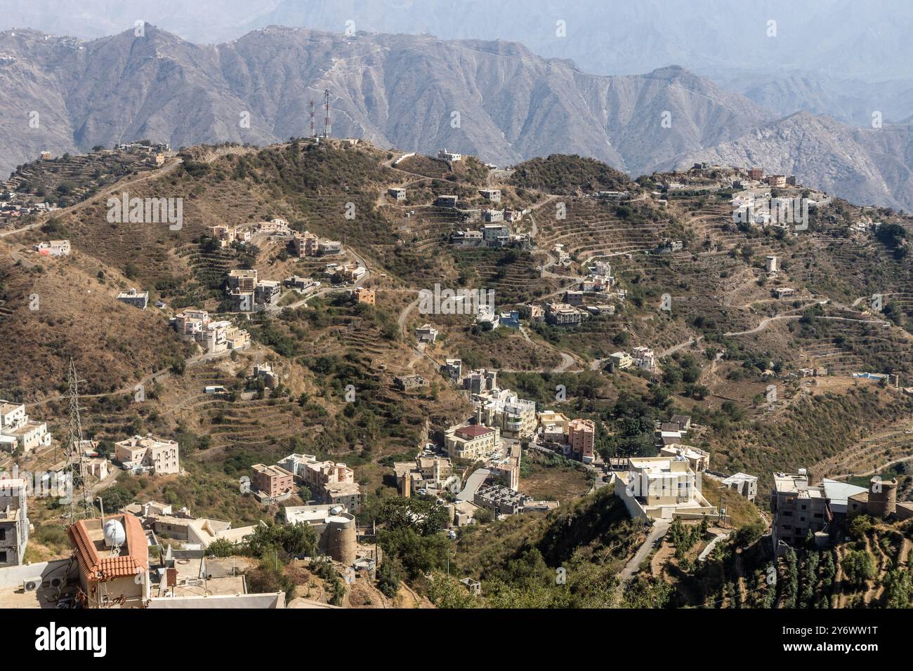 Village in Faifa mountains, Saudi Arabia Stock Photo - Alamy
