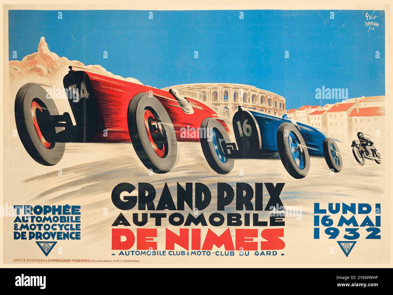 French car advertising poster hi-res stock photography and images - Alamy