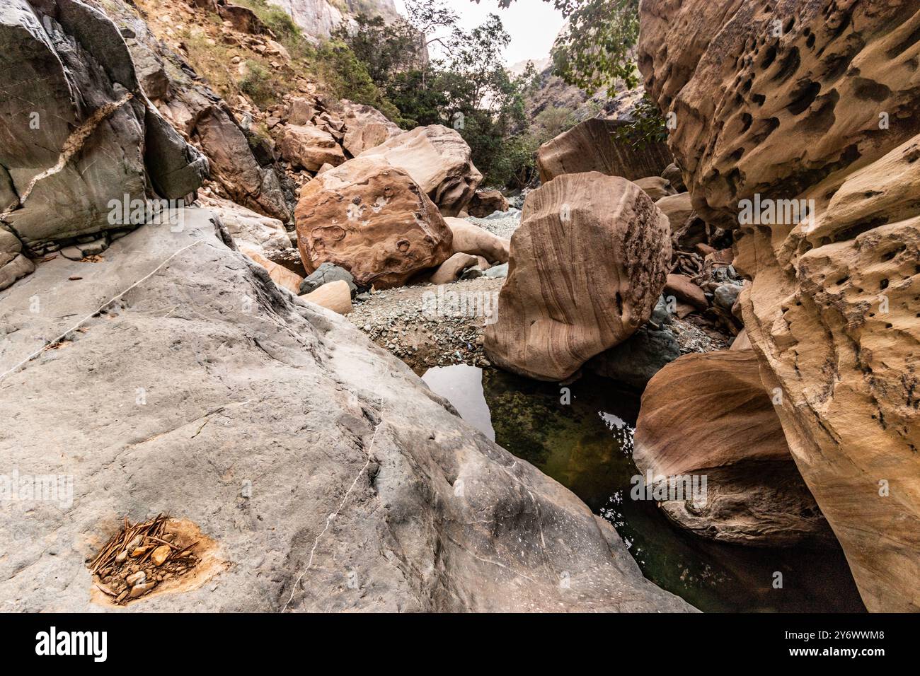 Wadi Lajab canyon, Saudi Arabia Stock Photo - Alamy