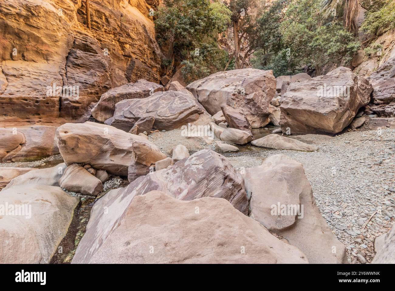 View of Wadi Lajab canyon, Saudi Arabia Stock Photo - Alamy