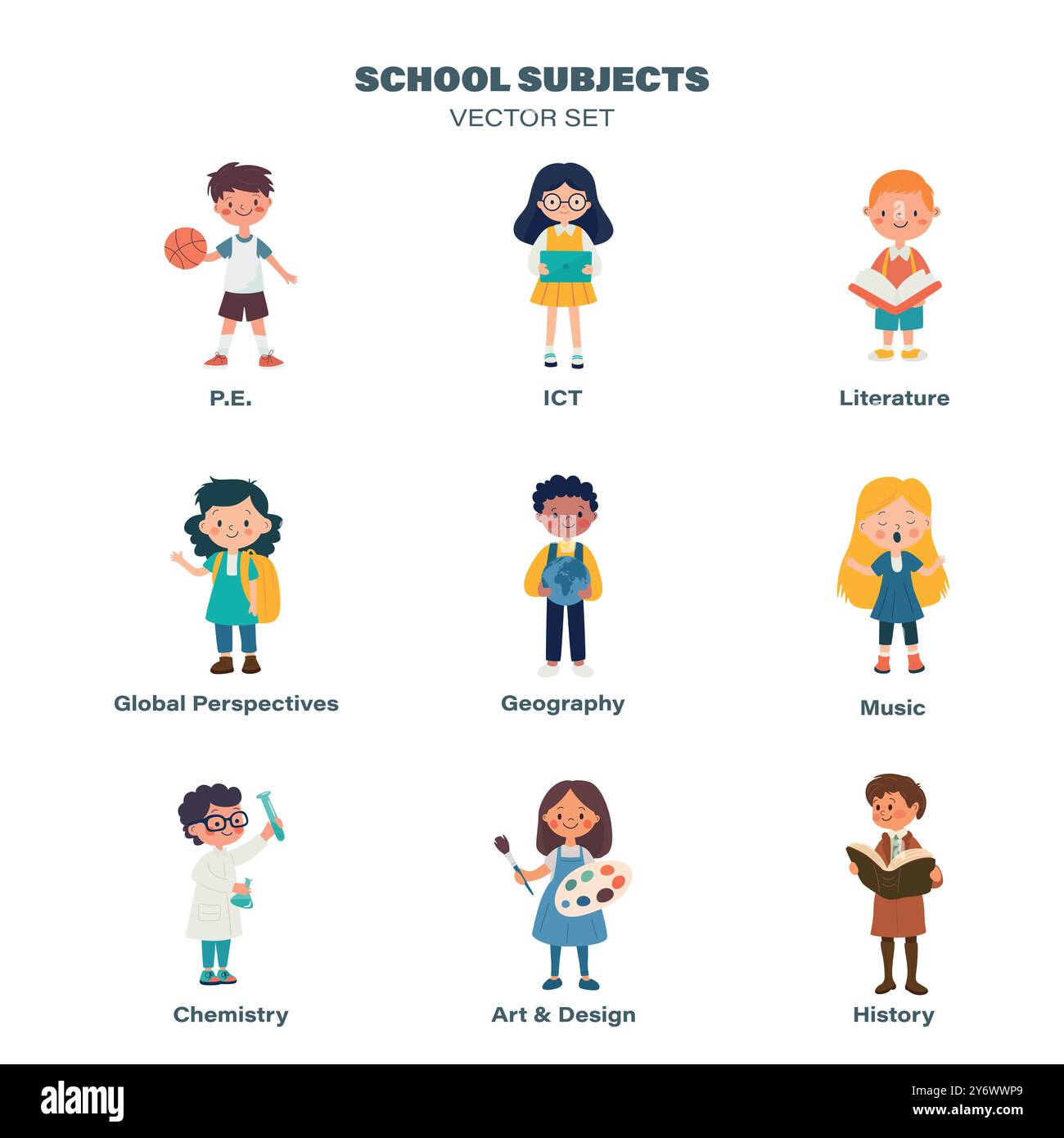 School subjects chemistry Cut Out Stock Images & Pictures - Alamy