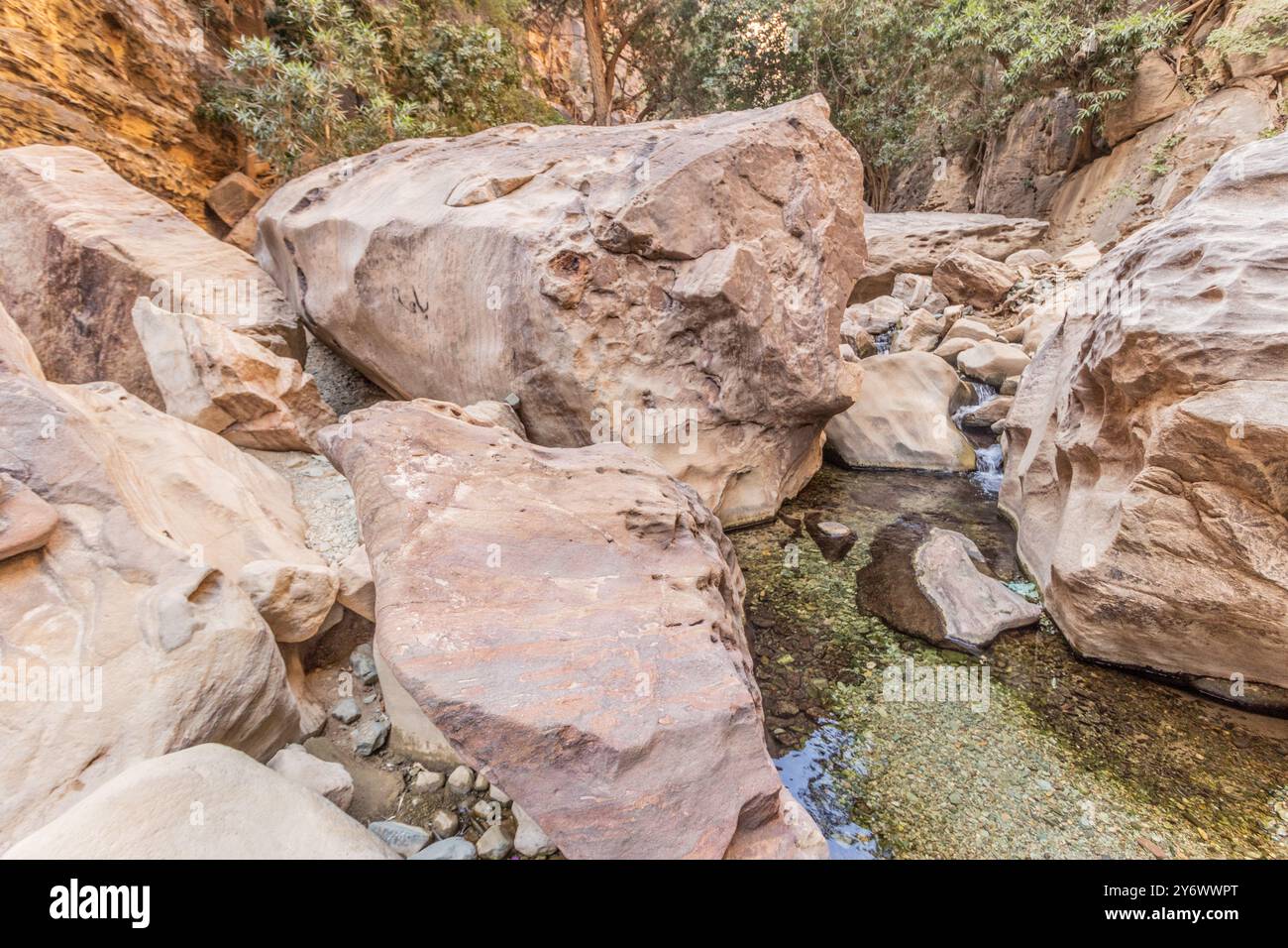 View of Wadi Lajab canyon, Saudi Arabia Stock Photo - Alamy