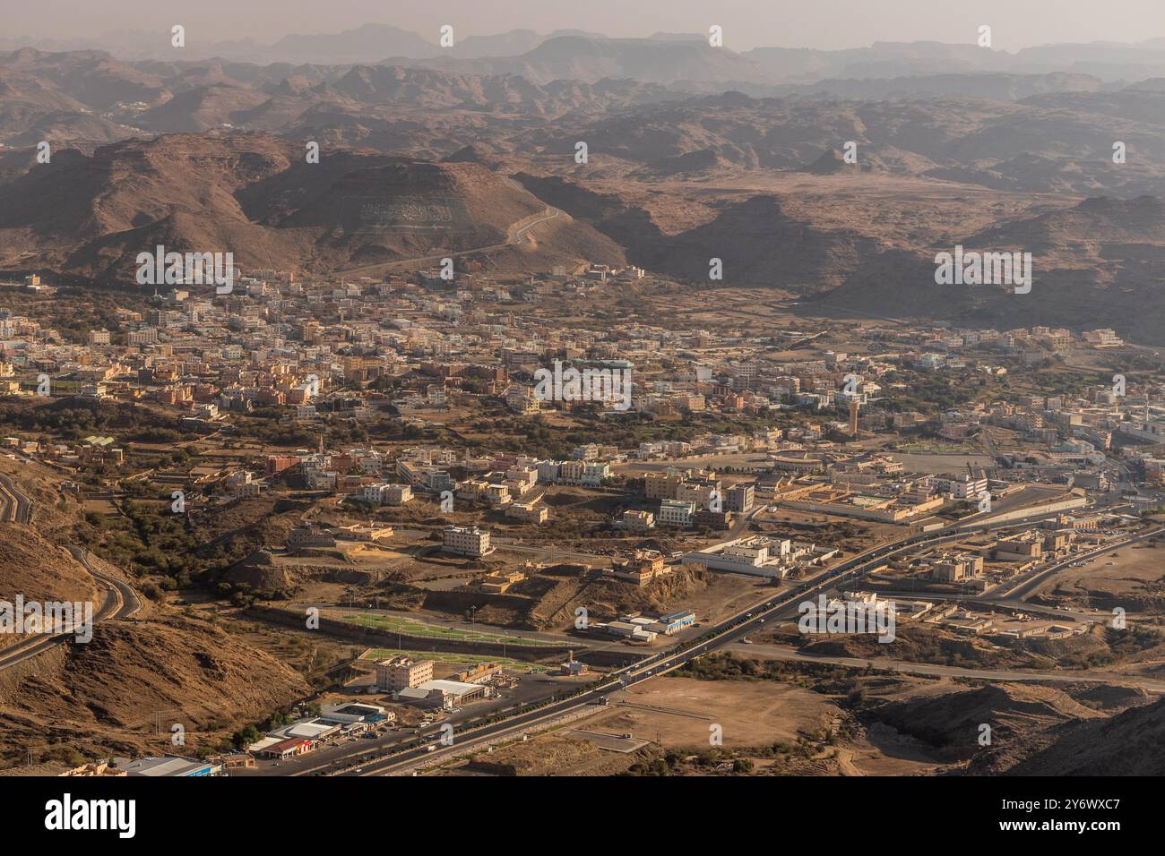 Aerial view of Dhahran al Janub, Saudi Arabia Stock Photo - Alamy