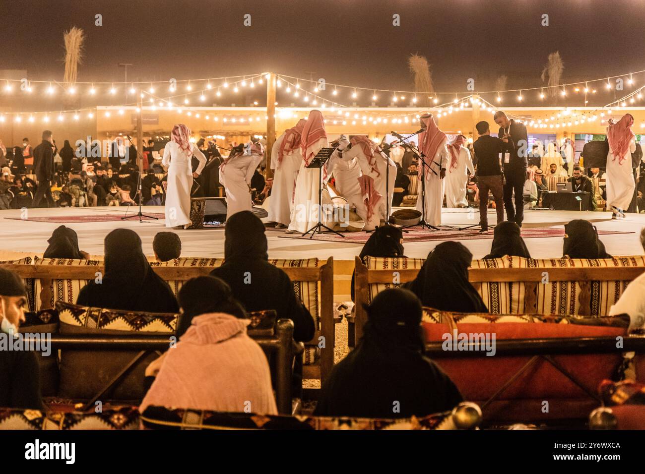 RIYADH, SAUDI ARABIA - NOVEMBER 29, 2021: Show at Winter Wonderland ...