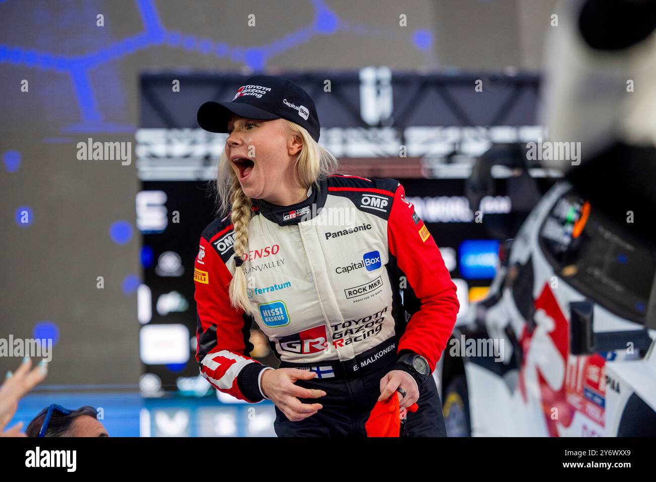 MALKONEN Enni, Toyota GR Yaris Rally1, portrait during the Rally, Chile ...