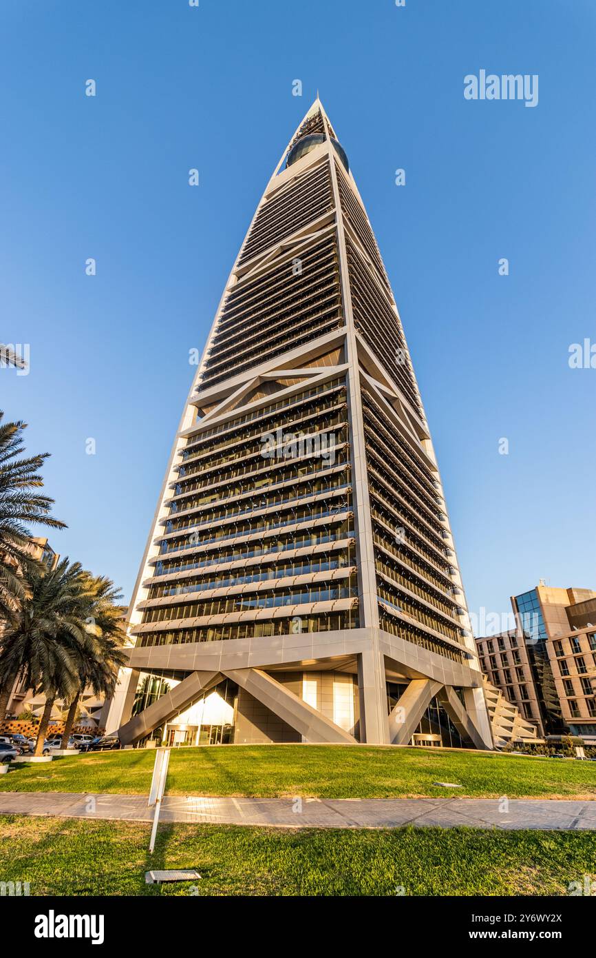 RIYADH, SAUDI ARABIA - NOVEMBER 30, 2021: Al Faisaliah tower in Riyadh ...
