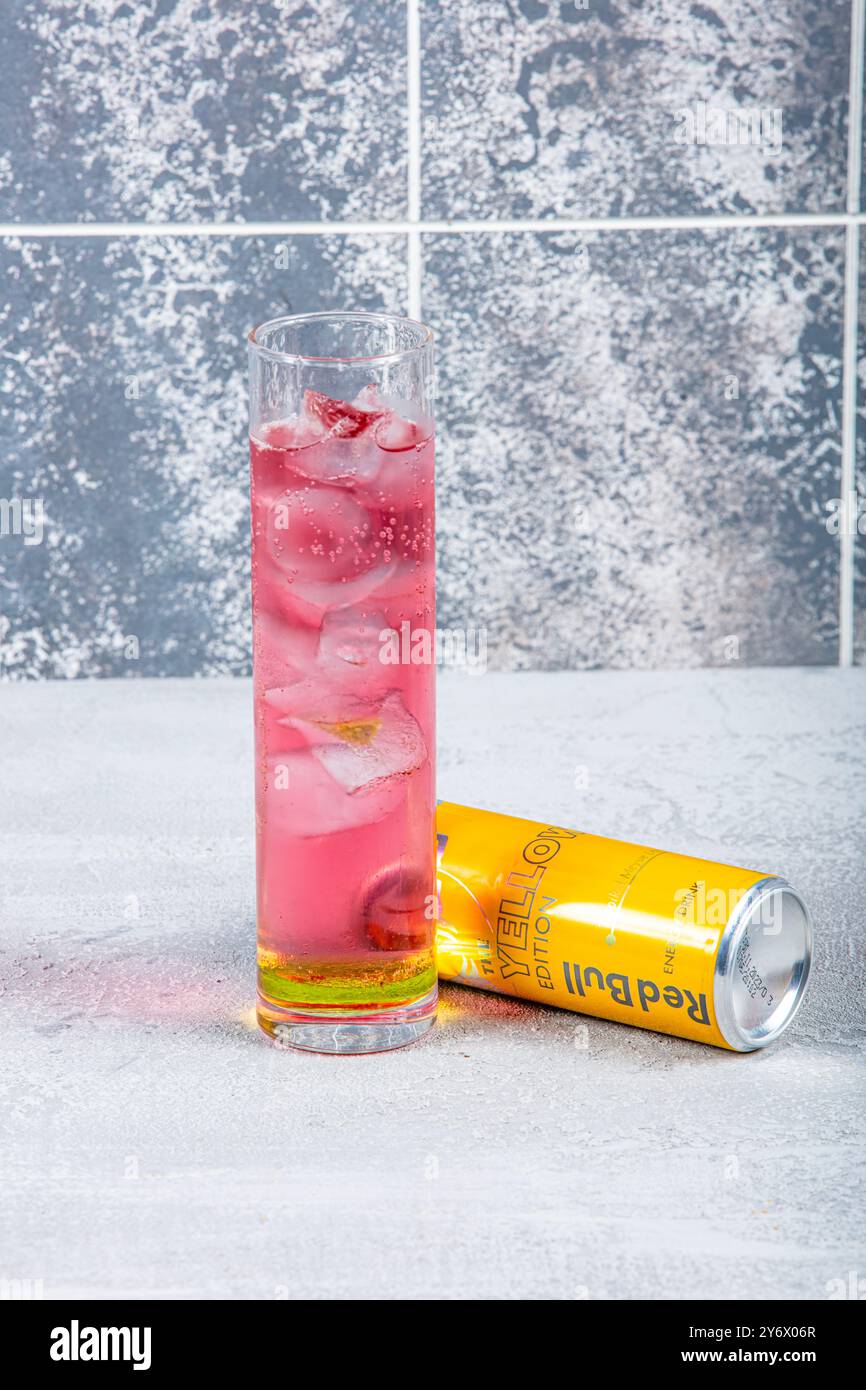 Red bull drink ice hi-res stock photography and images - Alamy