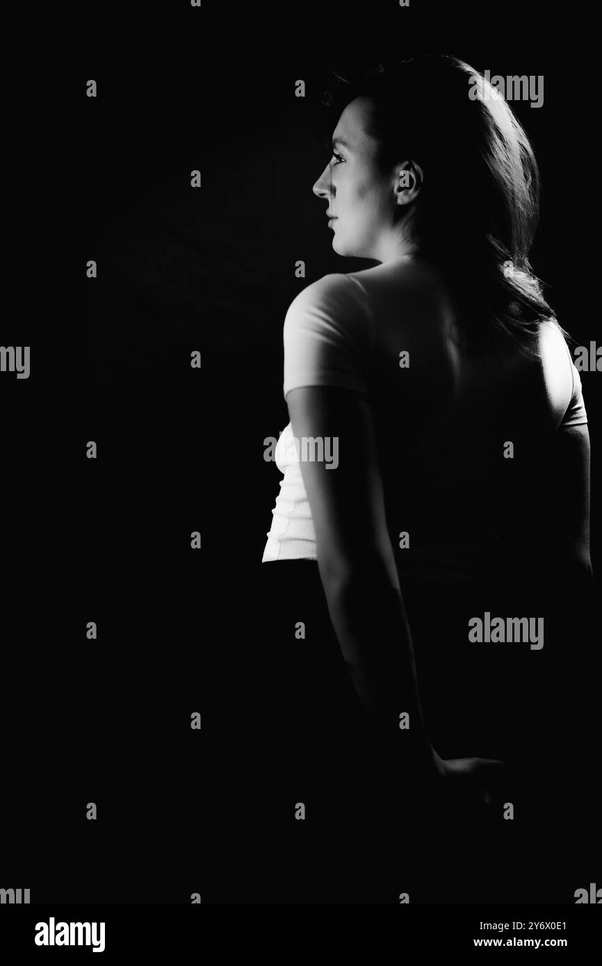 Looking in wonder Black and White Stock Photos & Images - Alamy