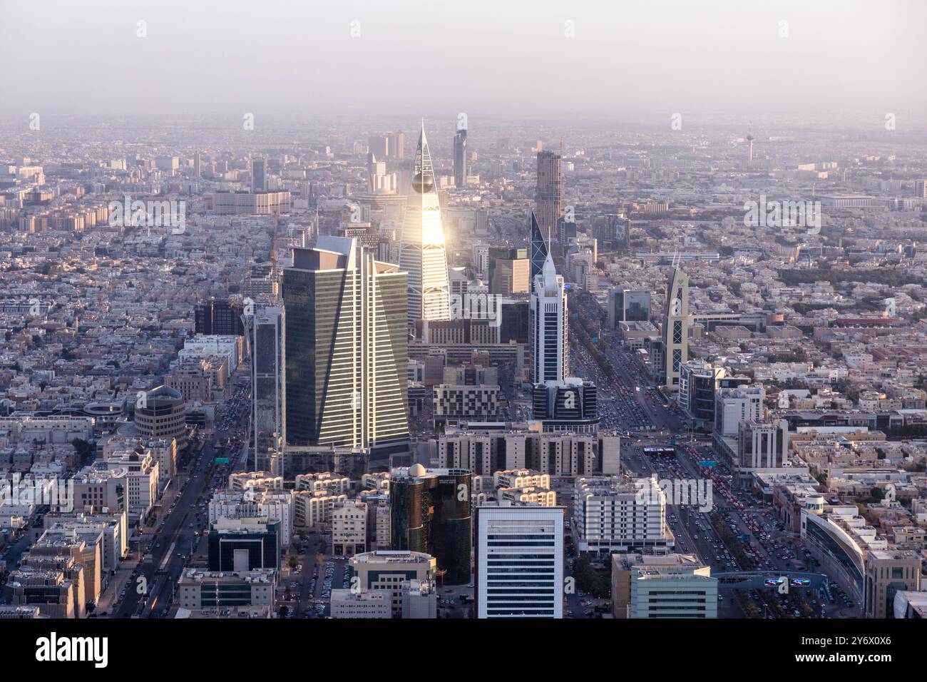 Aerial view of Riyadh, capital of Saudi Arabia Stock Photo - Alamy