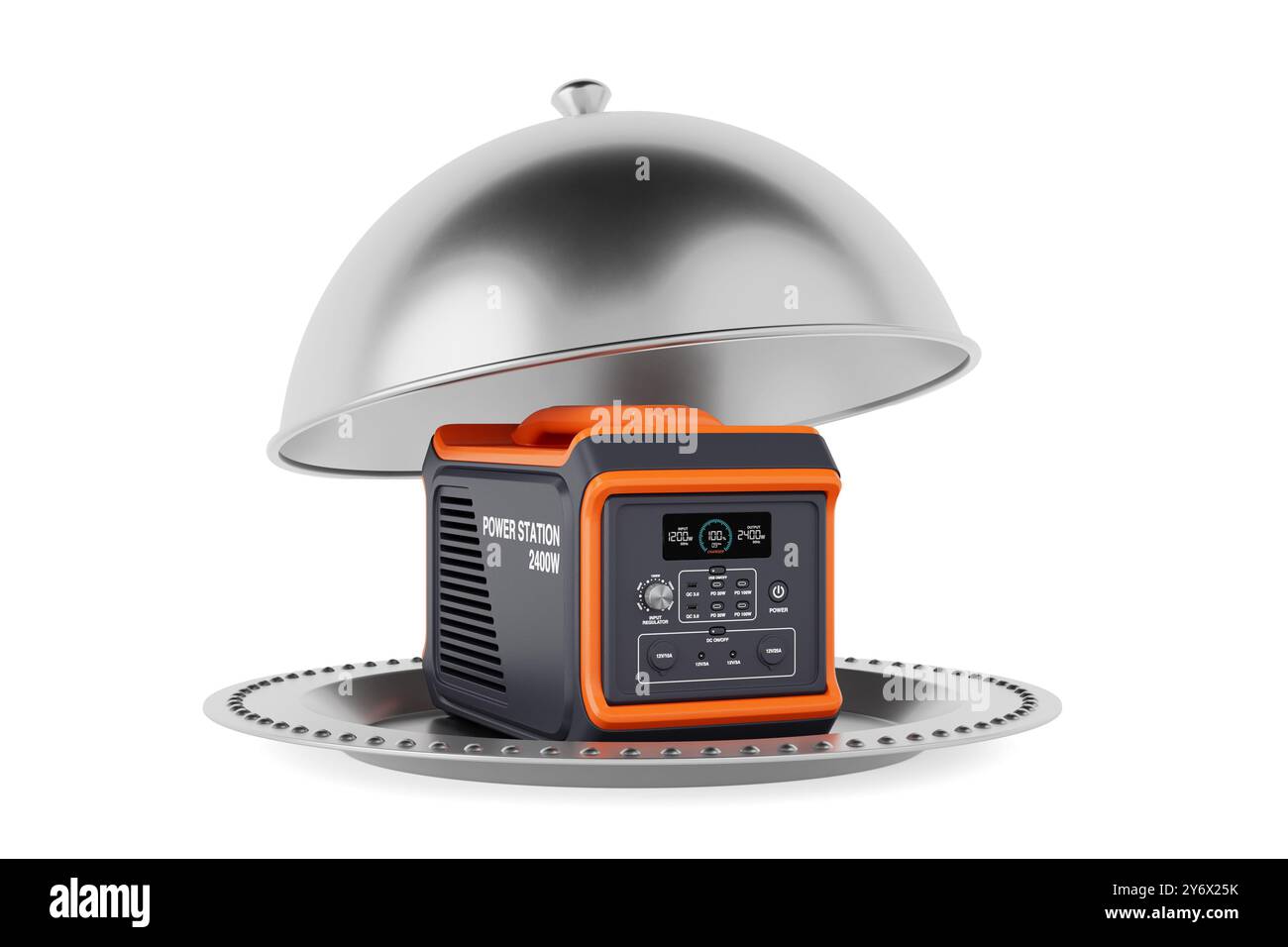 High Capacity Portable Power Generator Station with Silver Restaurant ...