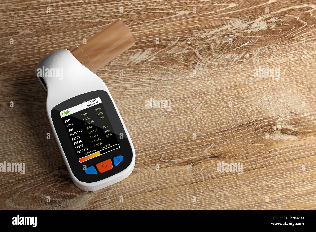 Electronic medical pulmonary spirometer hi-res stock photography and ...