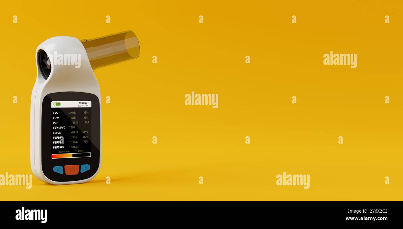 Electronic Medical Pulmonary Spirometer for Measuring Lung Function and ...