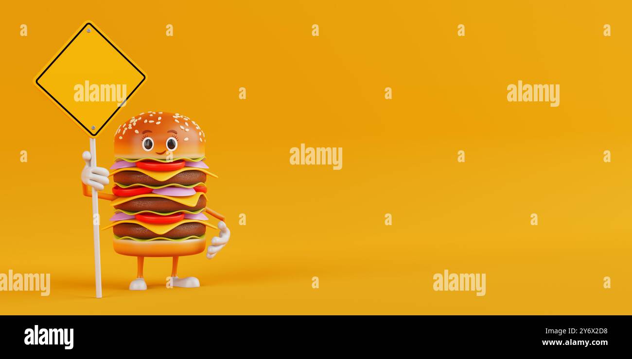 Cartoon Premium Delicious Burger Icon Person Character Mascot and ...