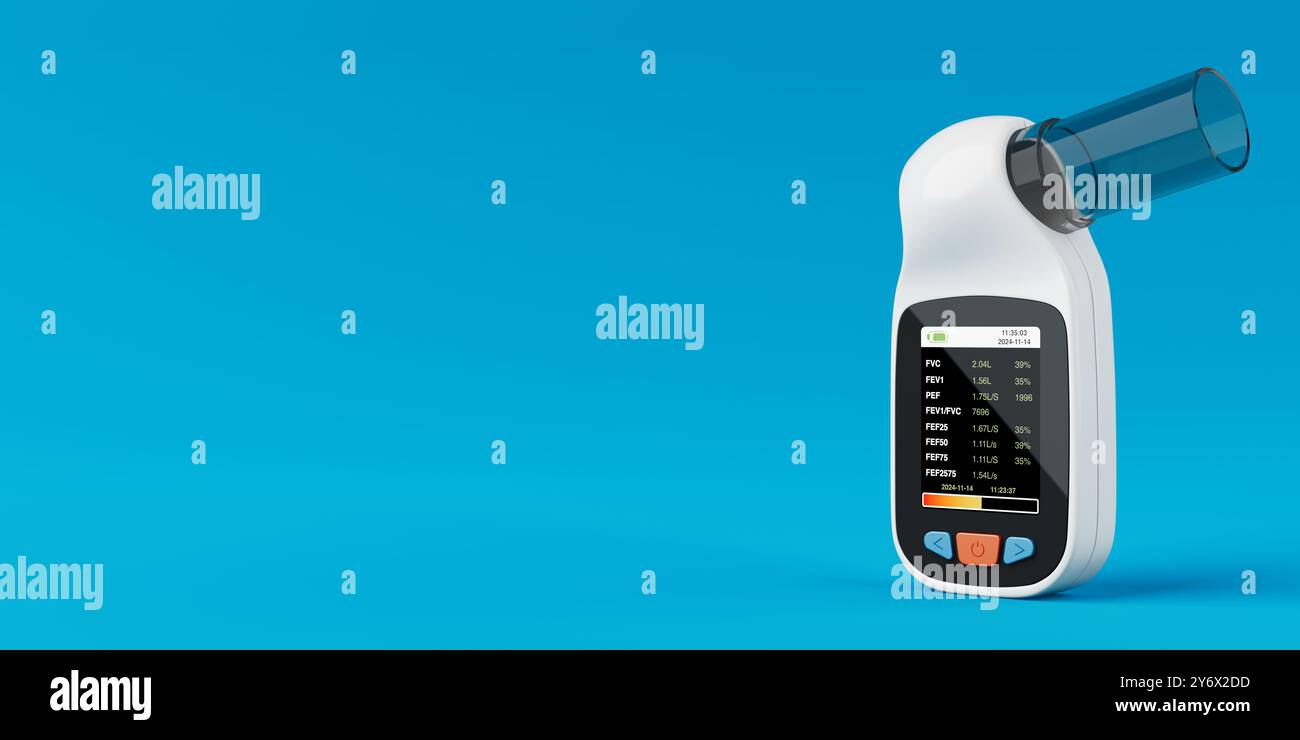 Electronic Medical Pulmonary Spirometer for Measuring Lung Function and ...