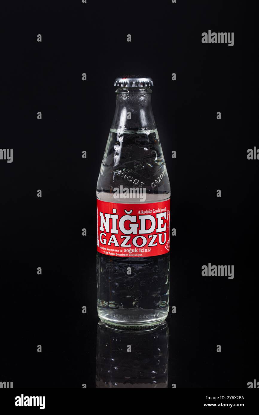 Istanbul, Turkey May 15, 2023; Turkish Traditional Soda Bottle ...