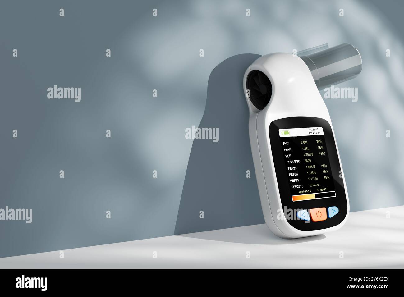 Electronic Medical Pulmonary Spirometer for Measuring Lung Function and ...