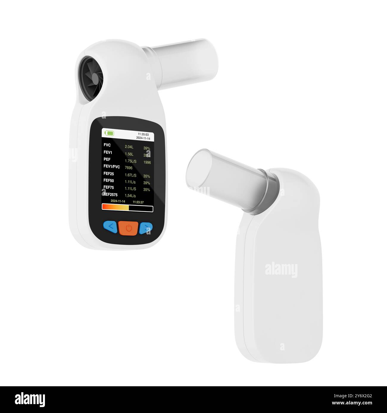 Electronic Medical Pulmonary Spirometer for Measuring Lung Function and ...