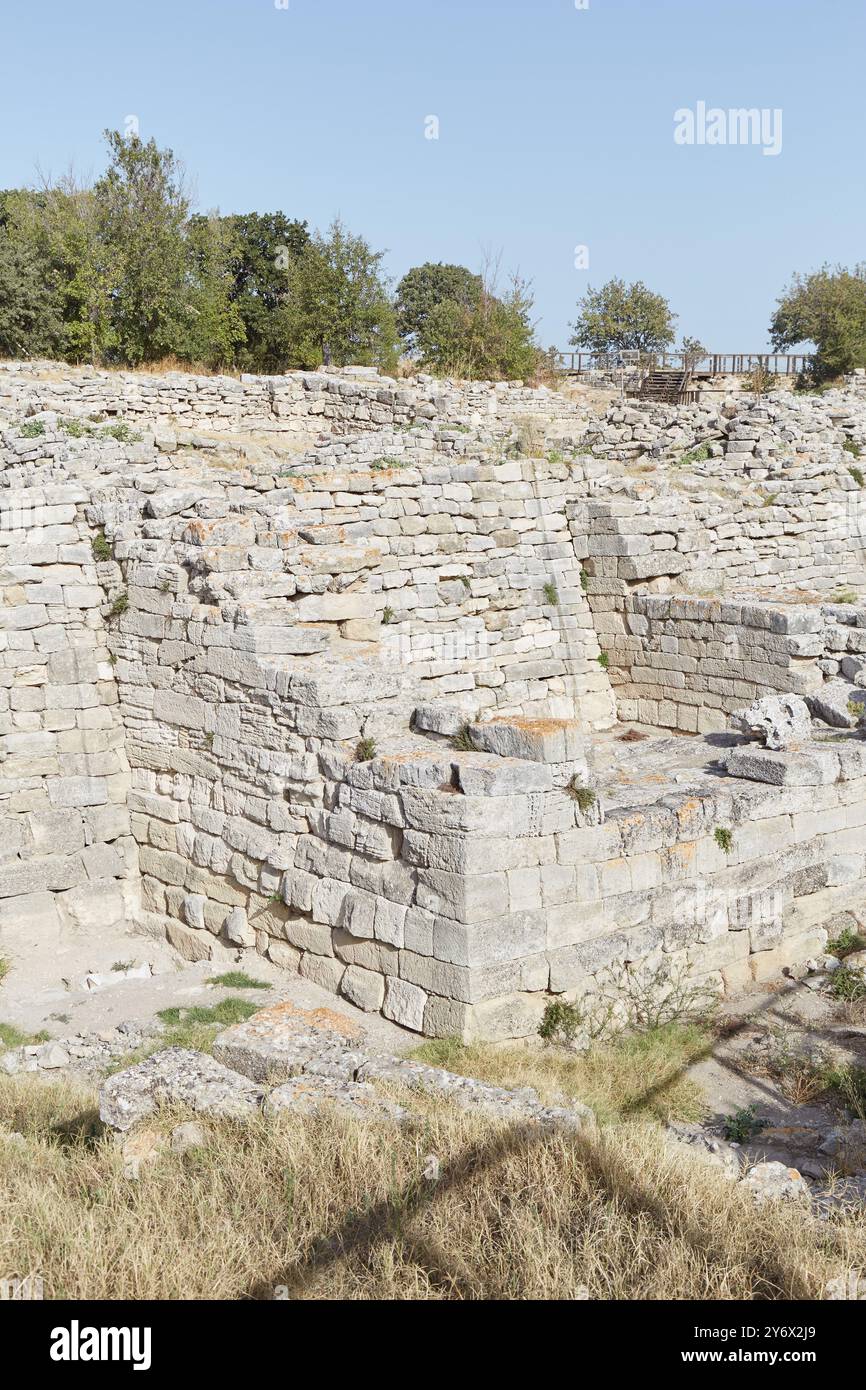 Visiting Troy today, one can see remnants of buildings which date to ...