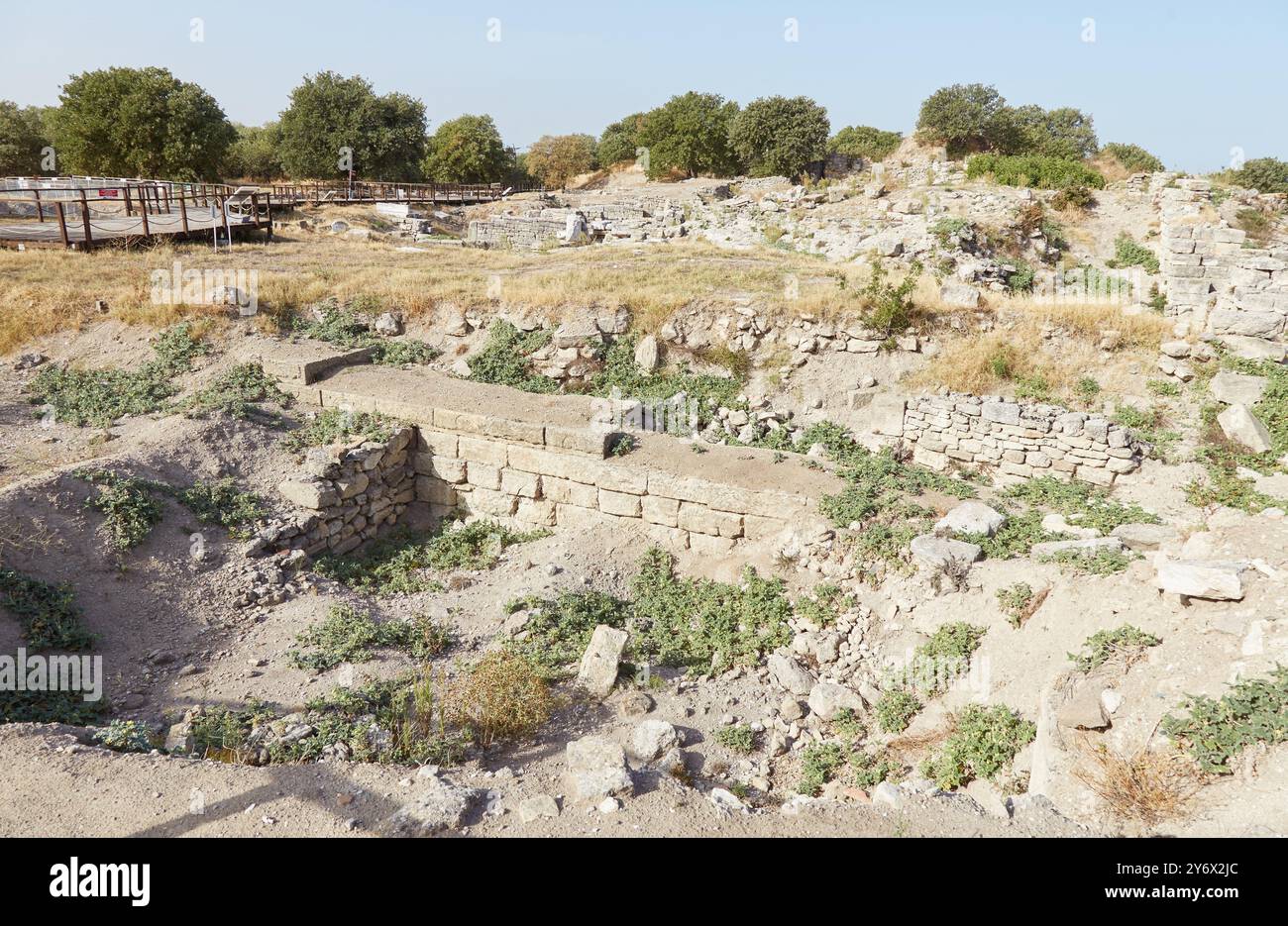 Visiting Troy today, one can see remnants of buildings which date to ...