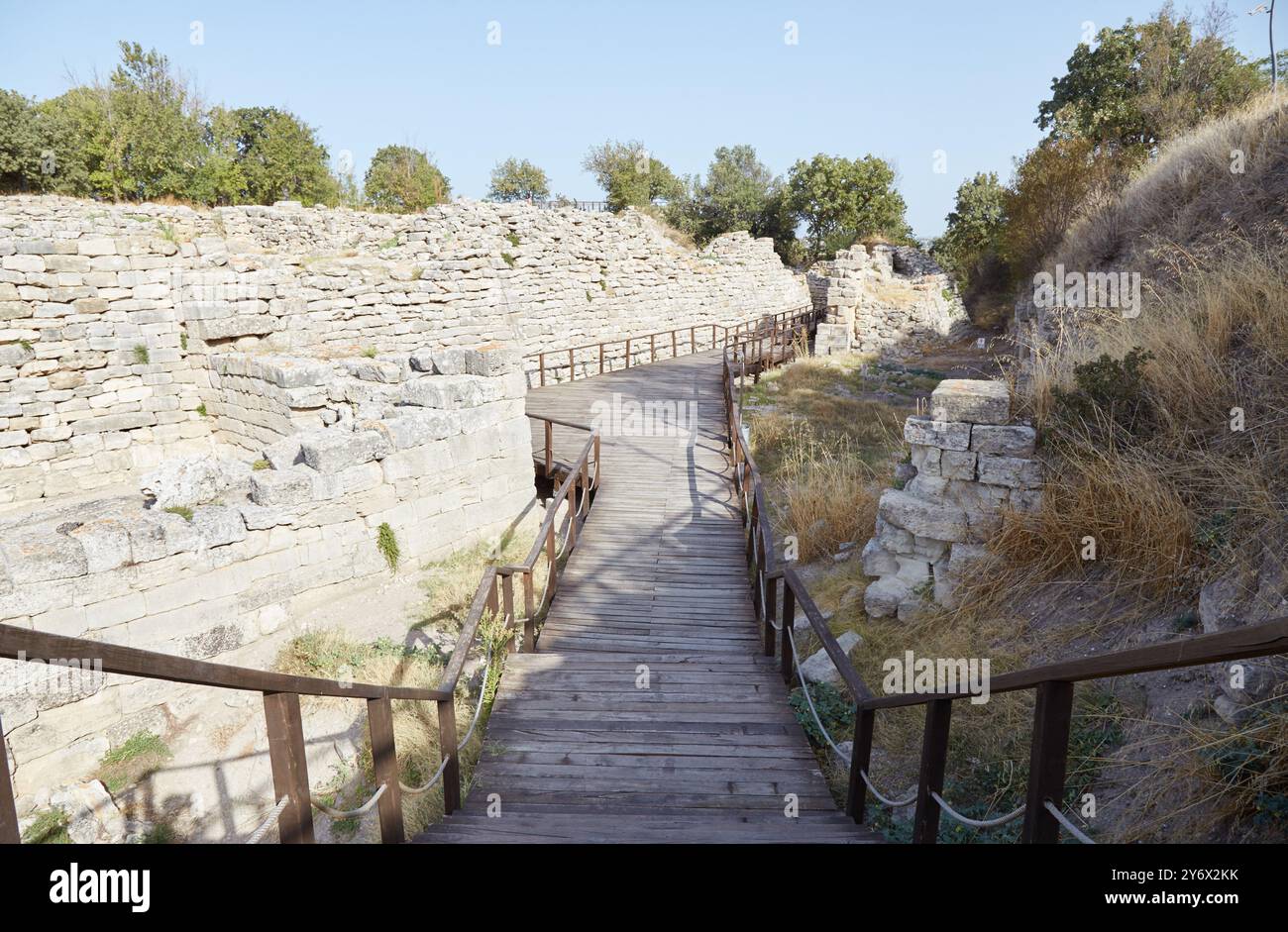 Visiting Troy today, one can see remnants of buildings which date to ...
