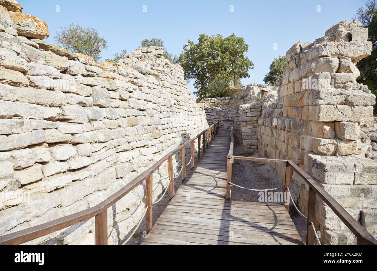 Visiting Troy today, one can see remnants of buildings which date to ...