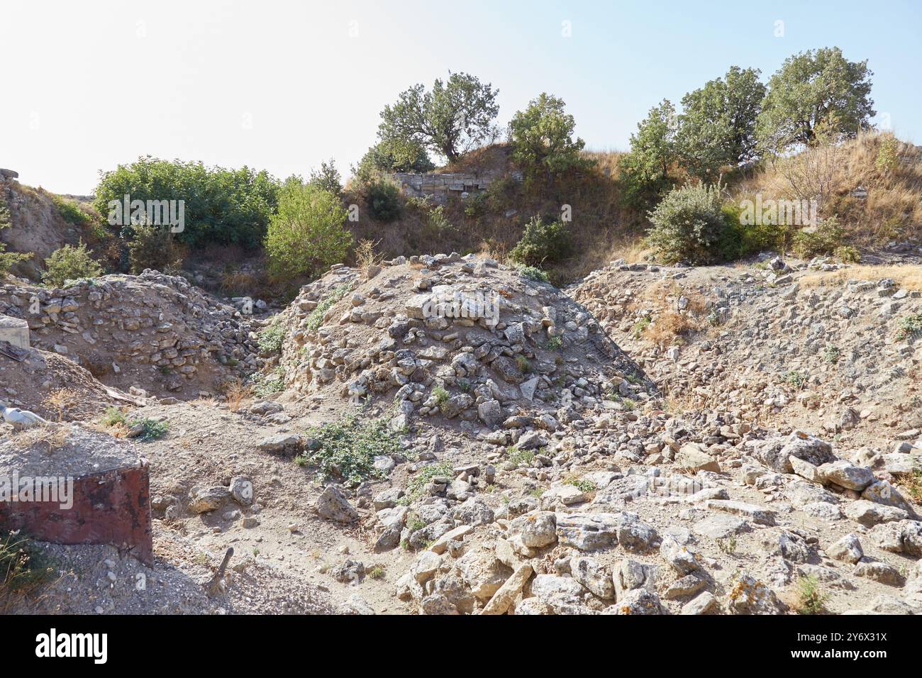 Visiting Troy today, one can see remnants of buildings which date to ...