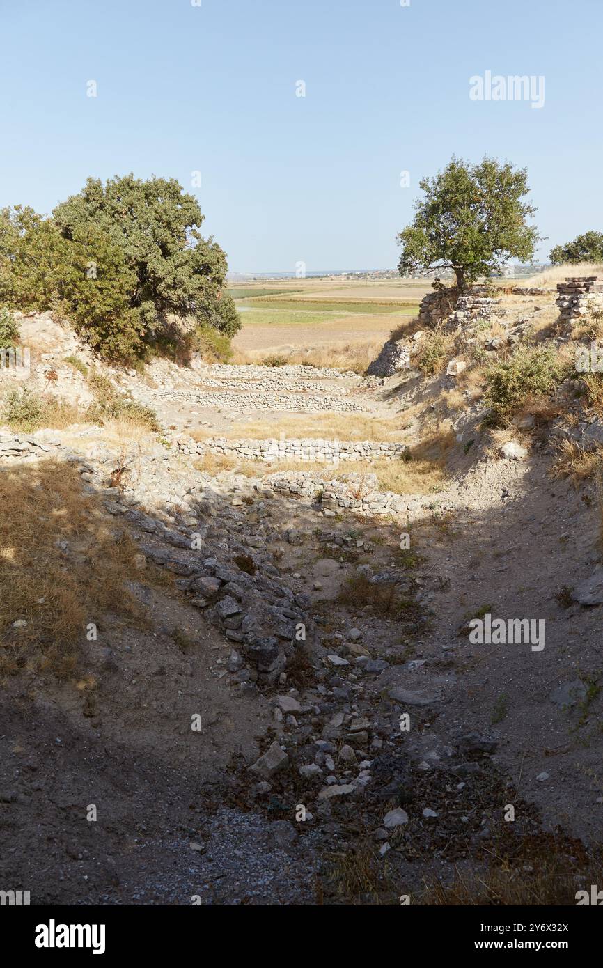 Visiting Troy today, one can see remnants of buildings which date to ...