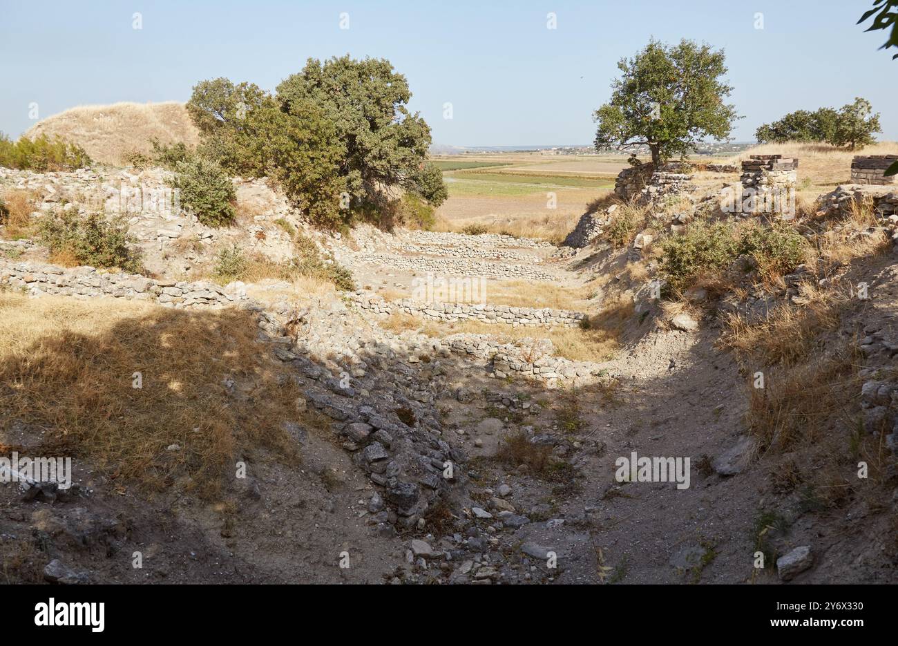 Visiting Troy today, one can see remnants of buildings which date to ...