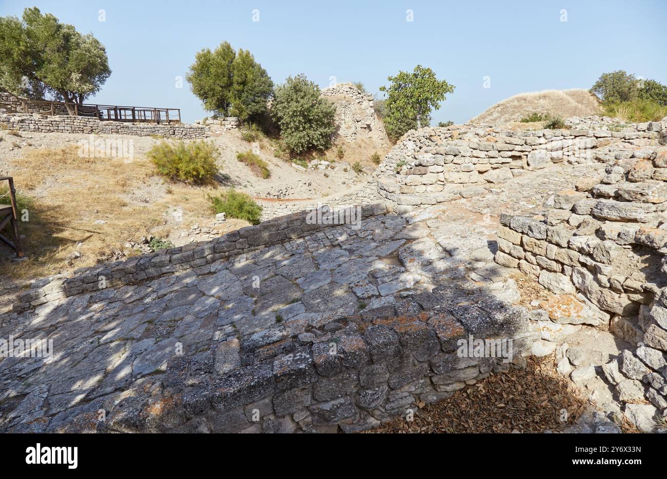 Visiting Troy today, one can see remnants of buildings which date to ...