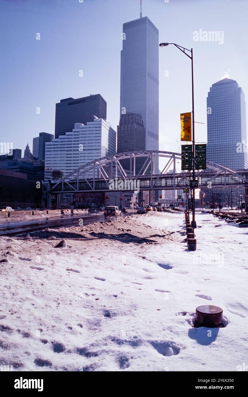New York City 1996 after snow blizzard Stock Photo - Alamy