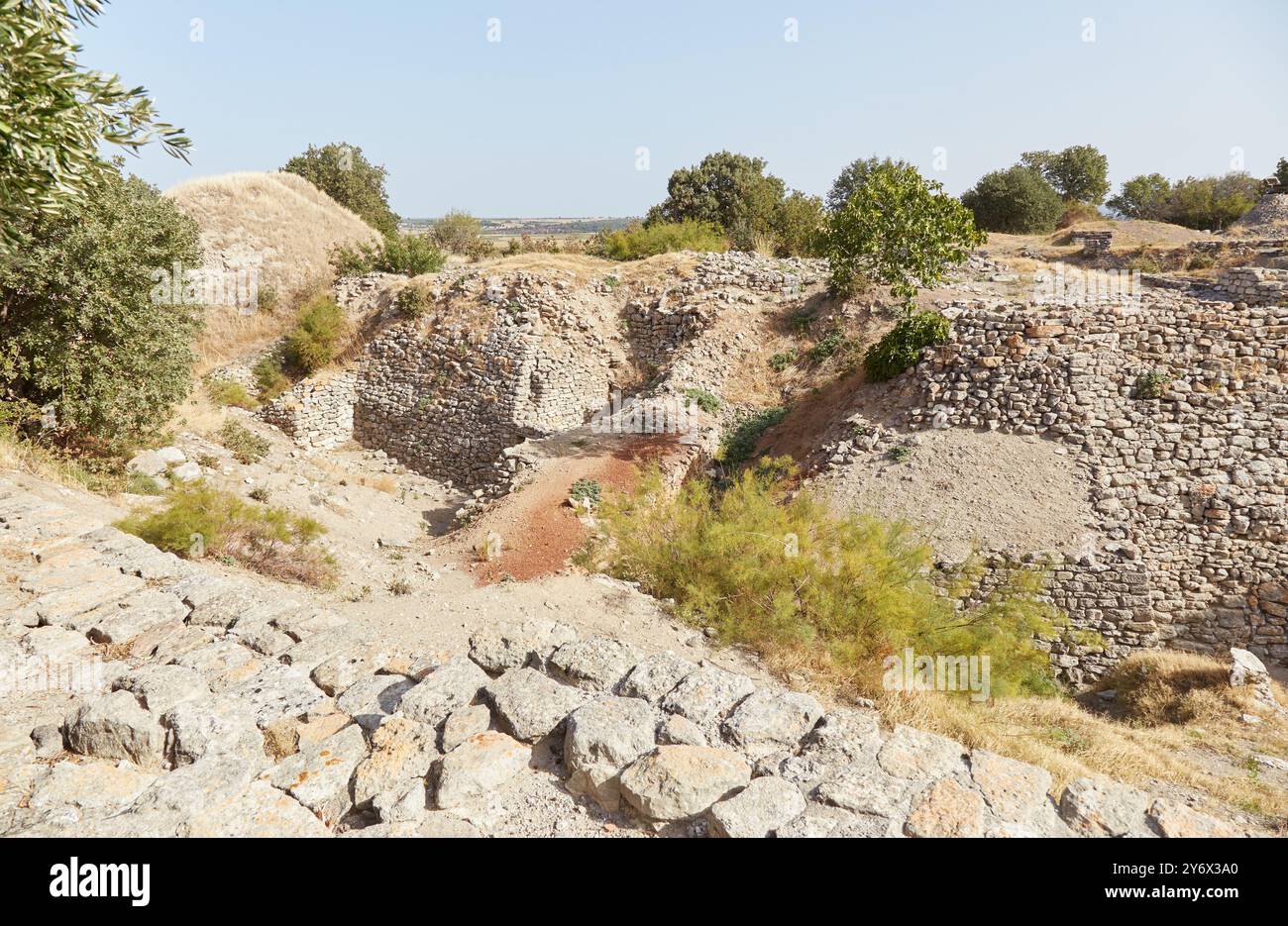 Visiting Troy today, one can see remnants of buildings which date to ...