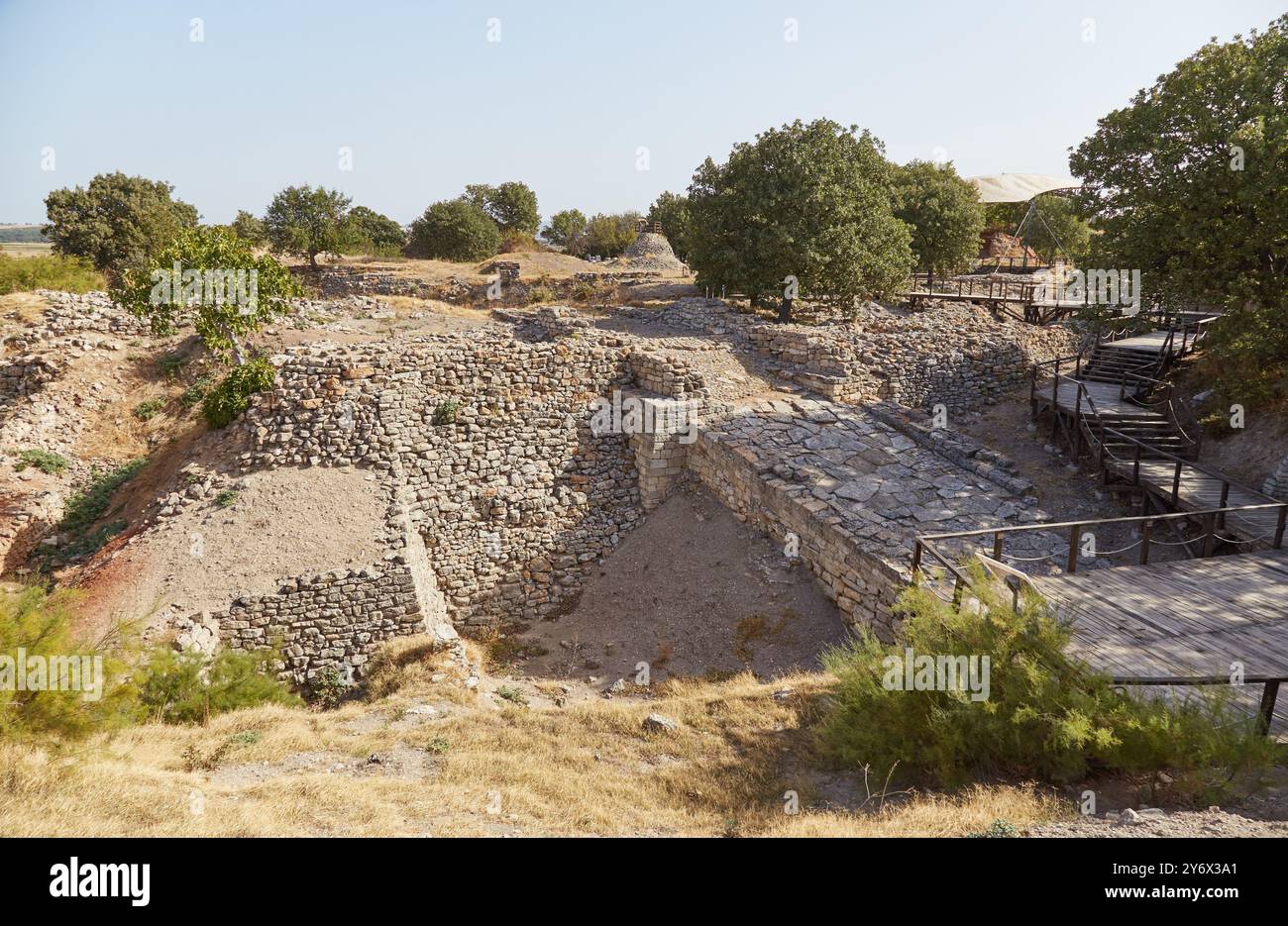 Visiting Troy today, one can see remnants of buildings which date to ...