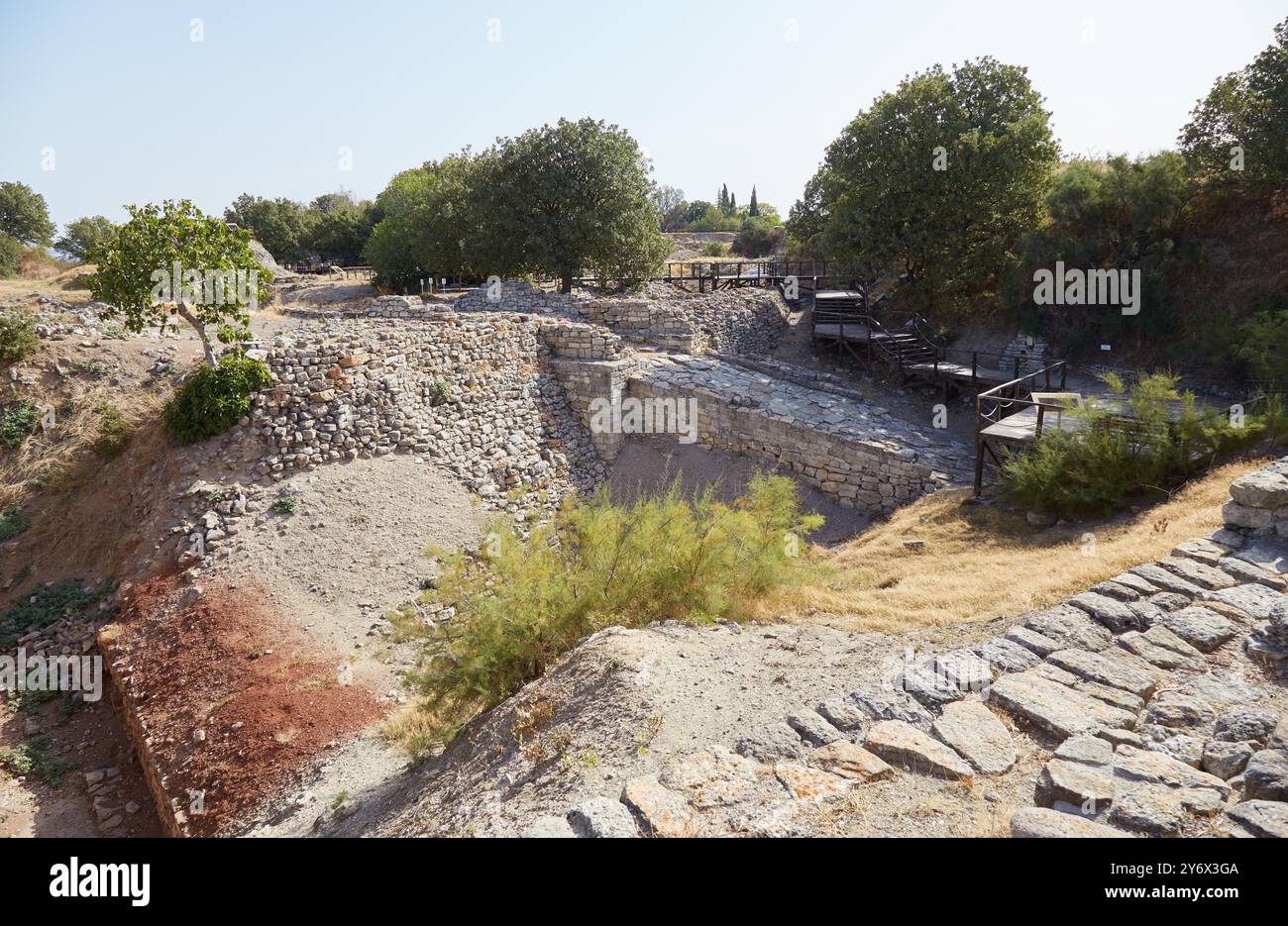 Visiting Troy today, one can see remnants of buildings which date to ...