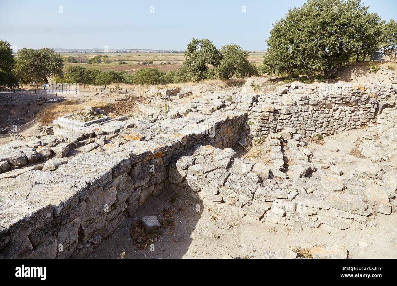 Visiting Troy today, one can see remnants of buildings which date to ...