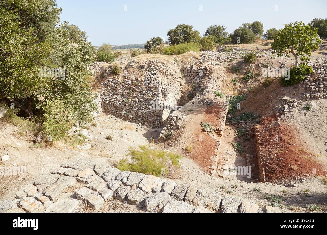 Visiting Troy today, one can see remnants of buildings which date to ...