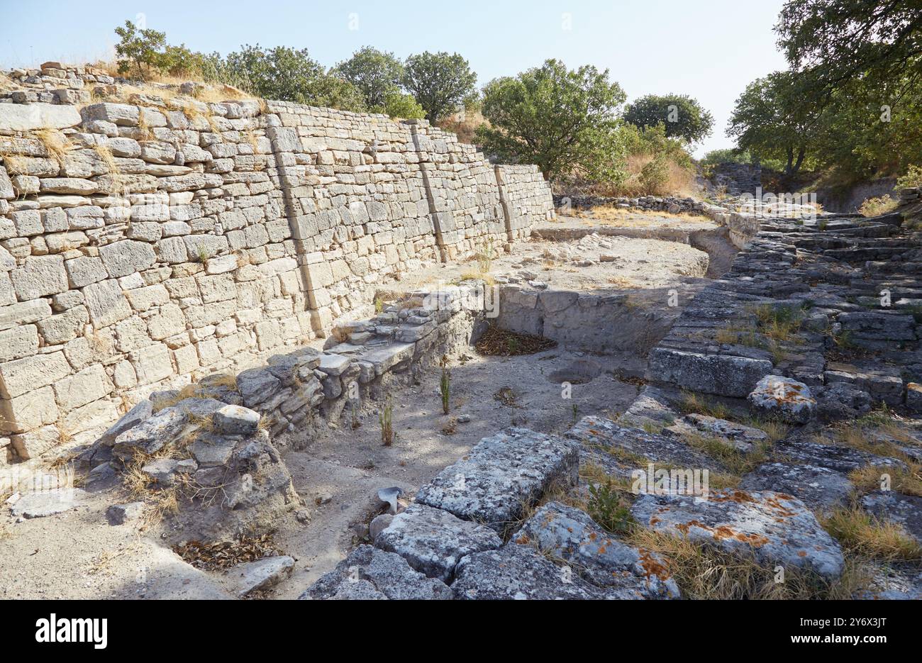 Visiting Troy today, one can see remnants of buildings which date to ...
