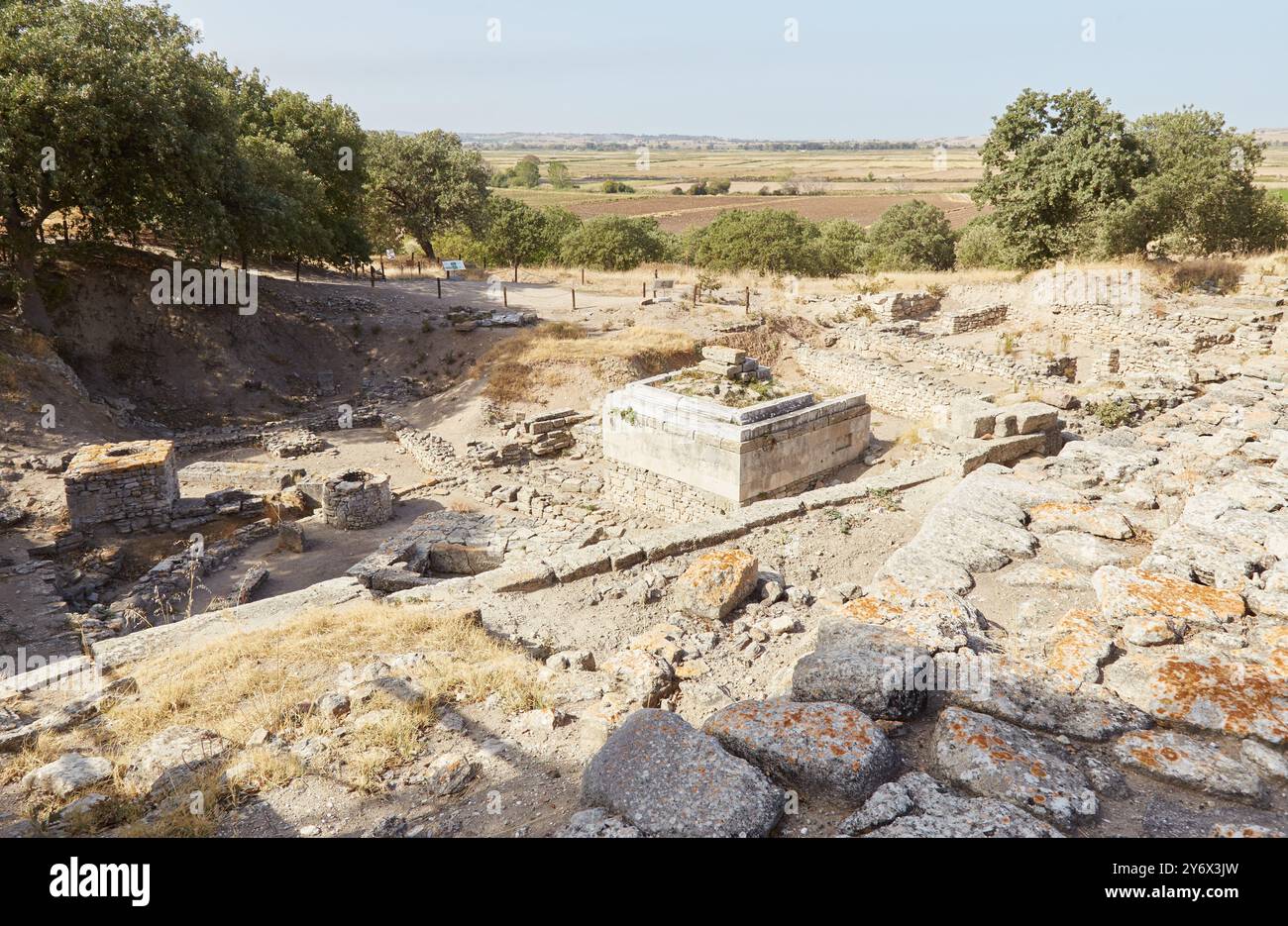 Visiting Troy today, one can see remnants of buildings which date to ...