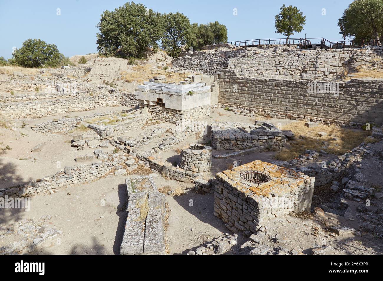 Visiting Troy today, one can see remnants of buildings which date to ...