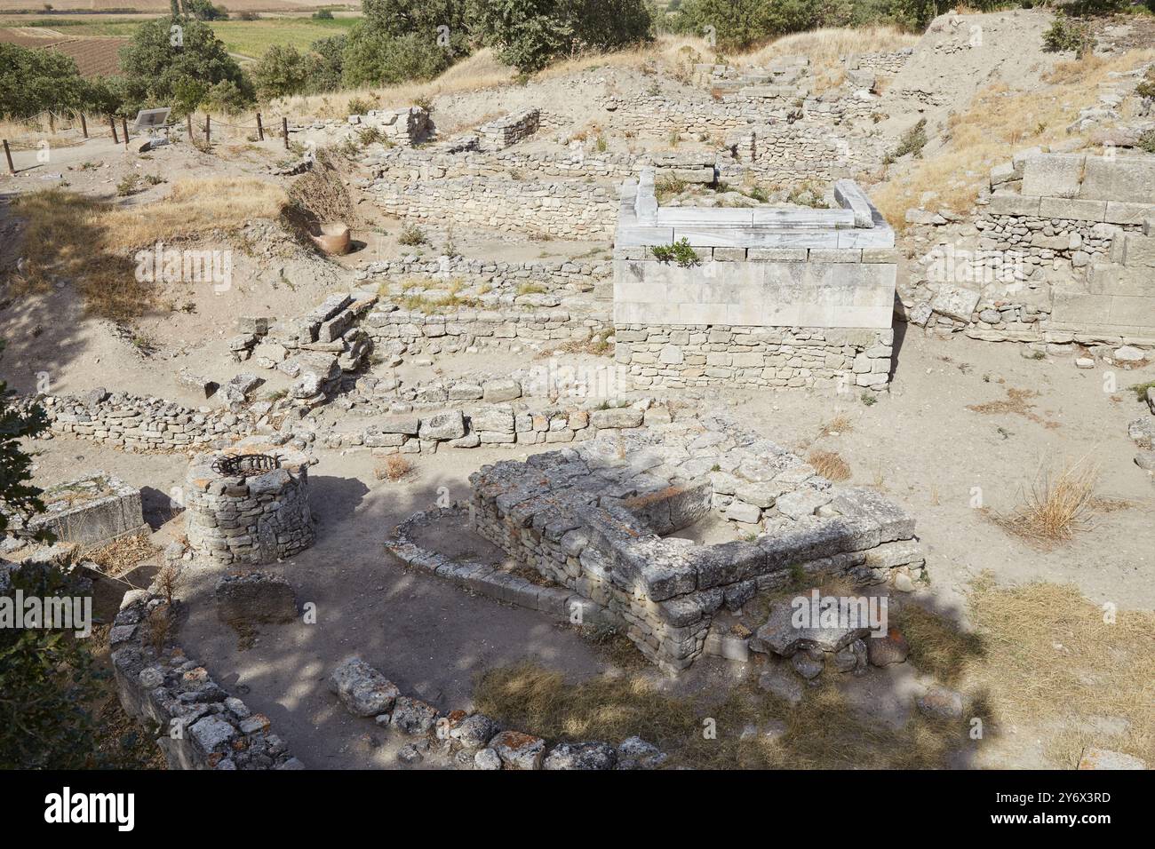 Visiting Troy today, one can see remnants of buildings which date to ...